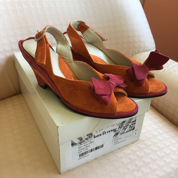 John Fluevog | Shoes | Nib Nwt John Fluevog Miss June Suede Sandals ...